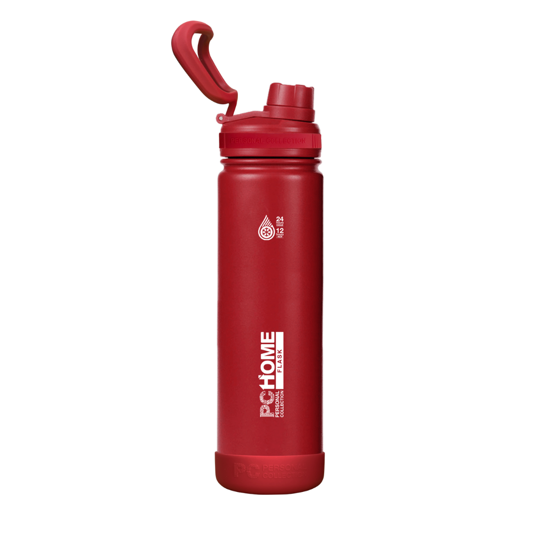 PCHOME VACUUM FLASK 22 OZ RED - Personal Collection