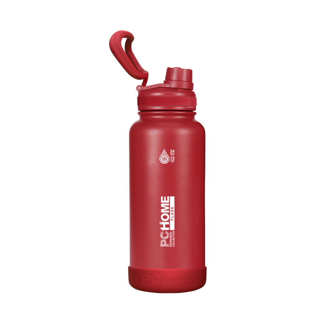 PCHOME VACUUM FLASK 32OZ RED - Personal Collection