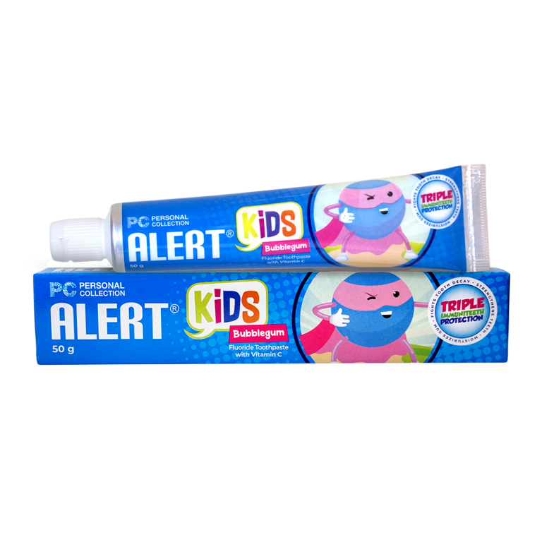 Alert Kids Bubble Gum with Vitamin C Fluoride Toothpaste - Personal ...