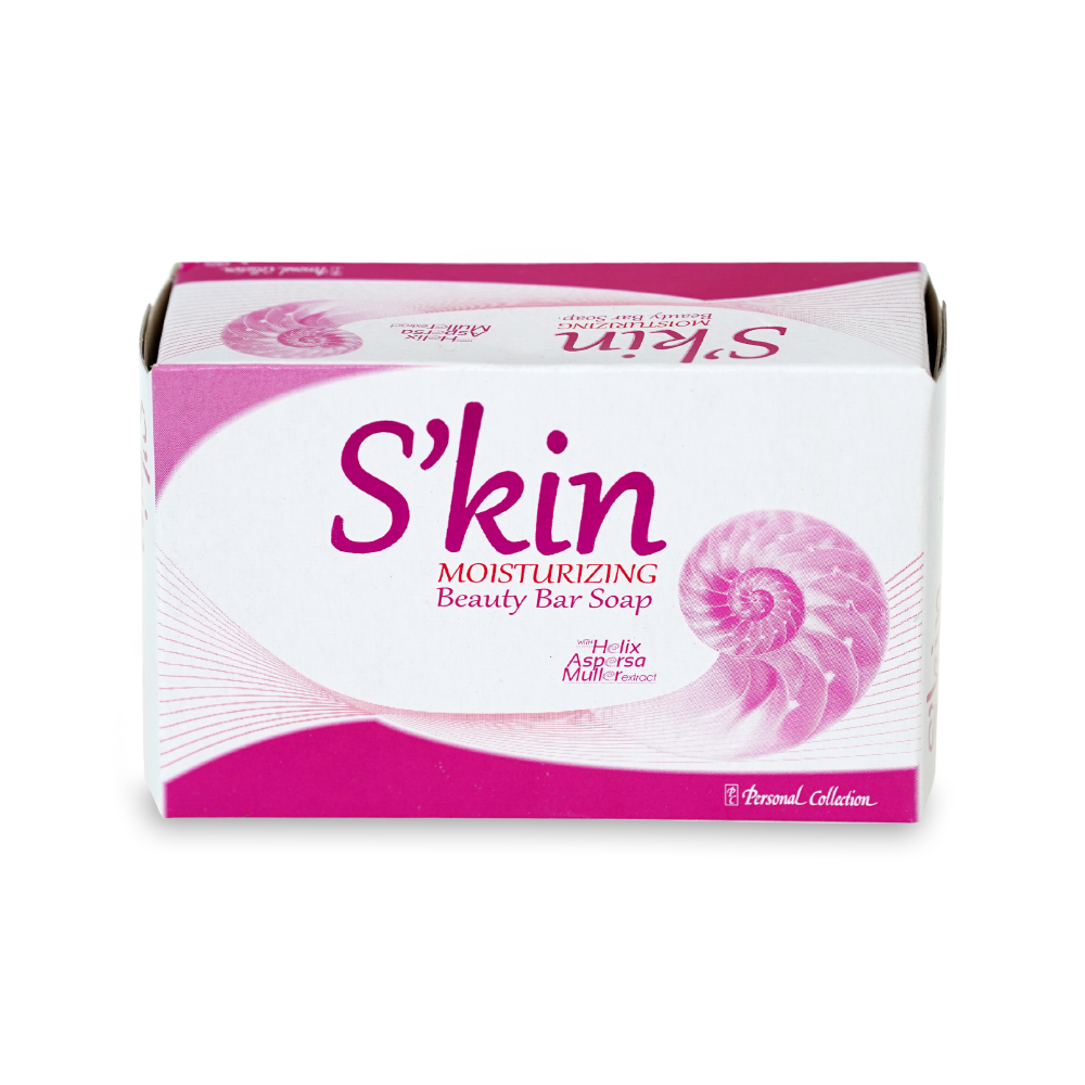 S'kin Moisturizing Beauty Bar Soap with Helix Aspersa Muller Extract ...