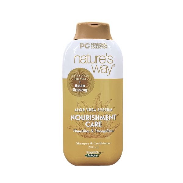 Nature's Way Aloe Vera System Shampoo and Conditioner Total Nourishment ...